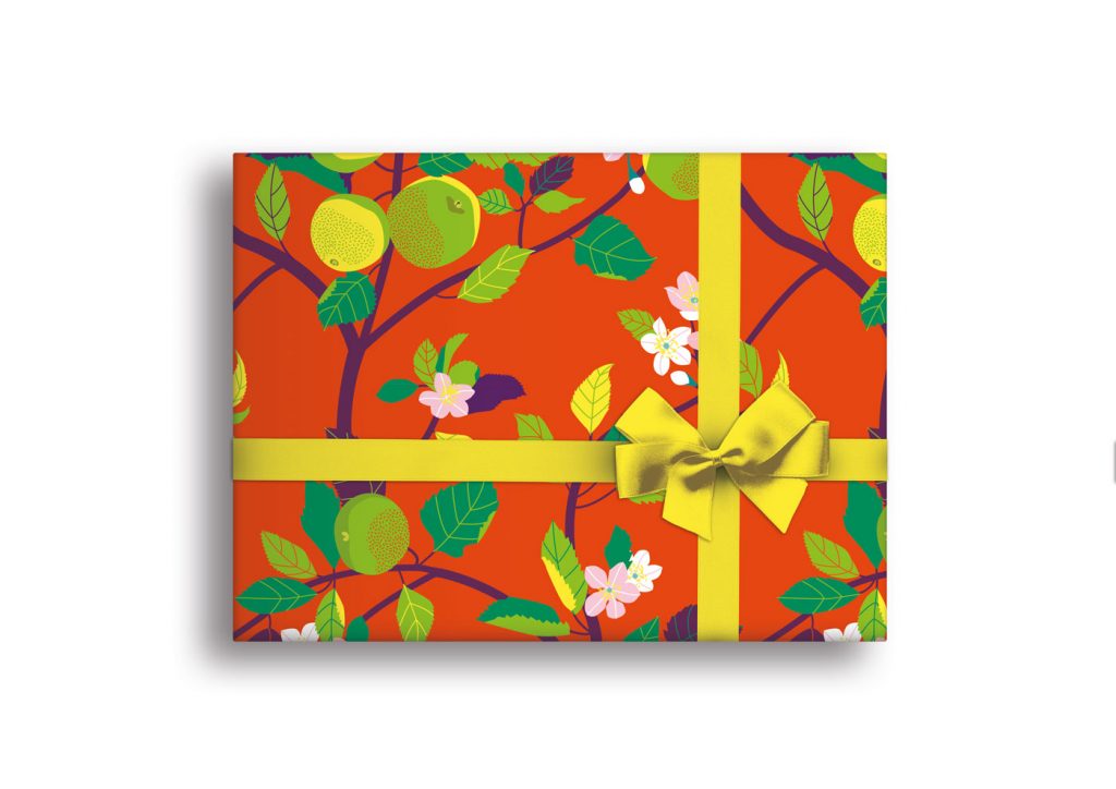 Apple Gift Wrap - Middle Mouse Shop