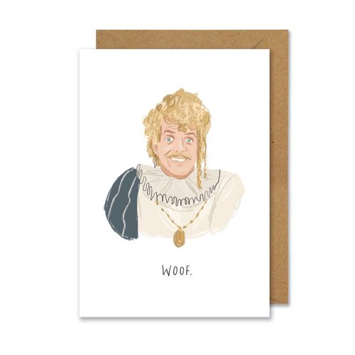 Lord Flashheart (Blackadder II) A6 Card - Middle Mouse Shop