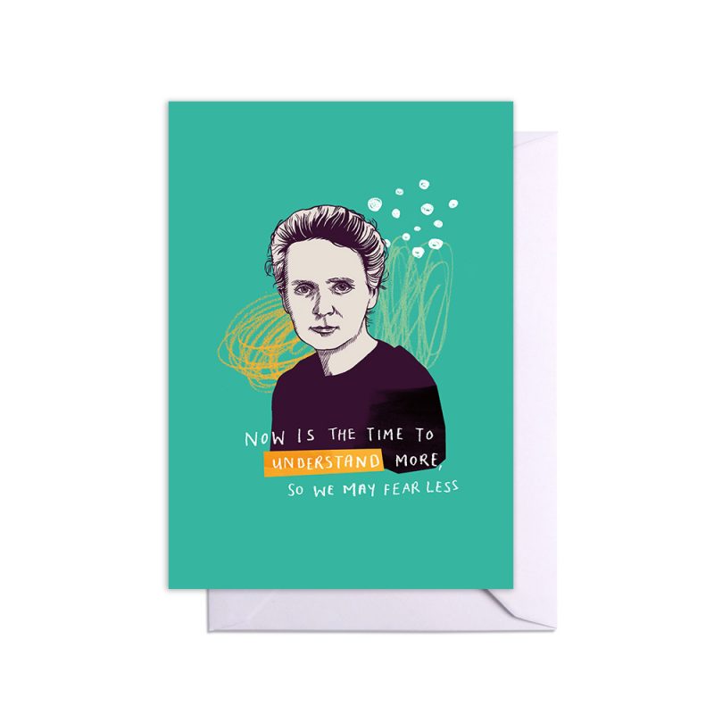 Marie Curie Quote Card - Middle Mouse Shop